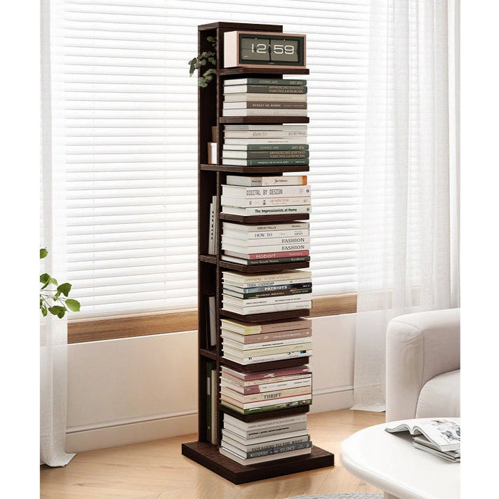 Modern Vertical Invisible Bookshelf Closed Back Bookcase Zwob