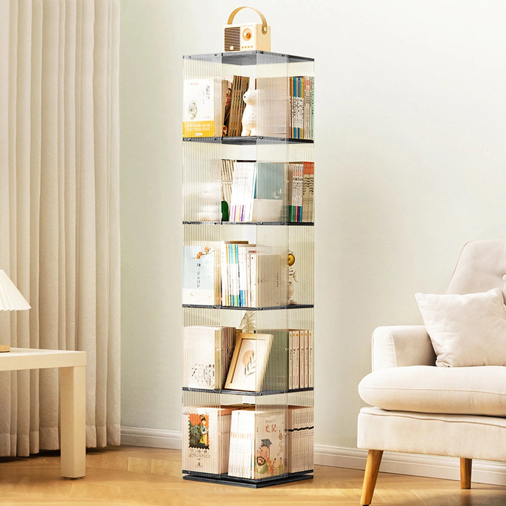 360-Degree Rotating Bookshelf Vertical Display Rack – Zwob
