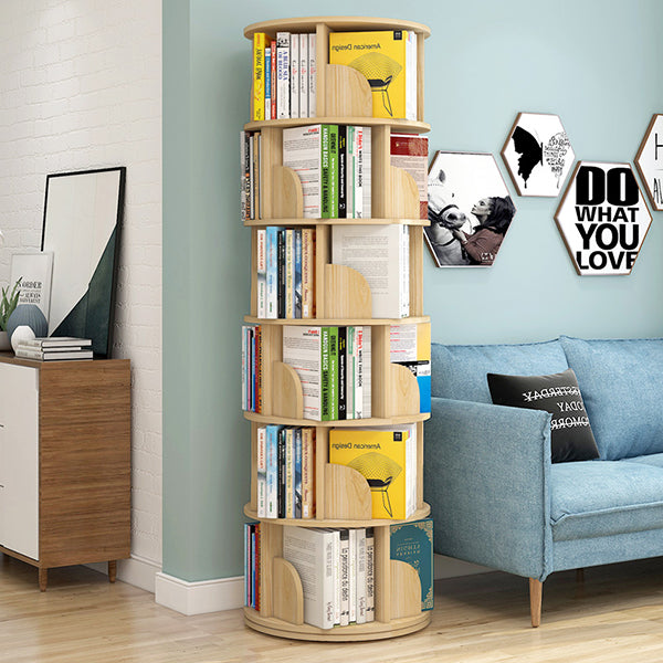 Rotating Bookshelf 360 Degree Revolving Bookcase – Zwob